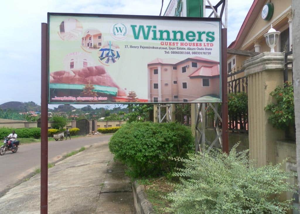 Winners Executive Room In Winners Guest House In Akure, Ondo ...